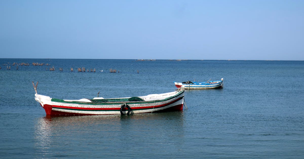 Harbor in a North African coastal city