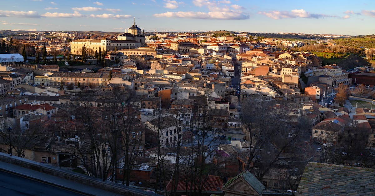 Panoramic view of Toledo Spain