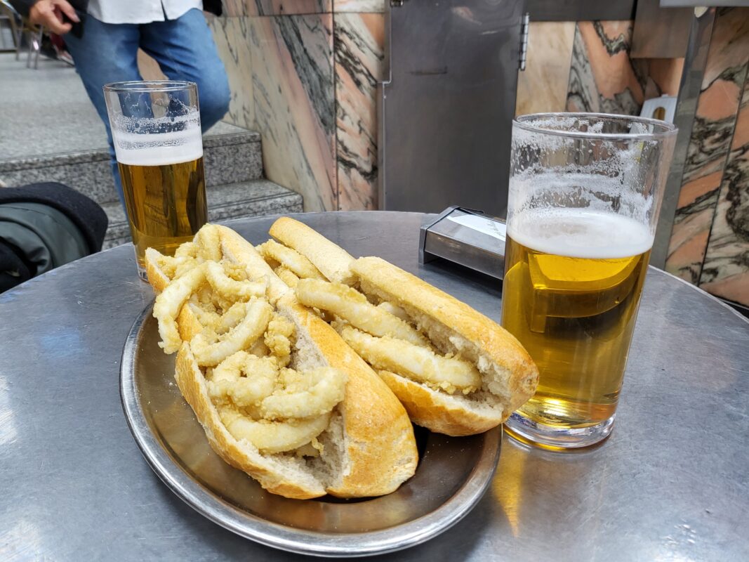 Bocadillo de calamares from Madrid