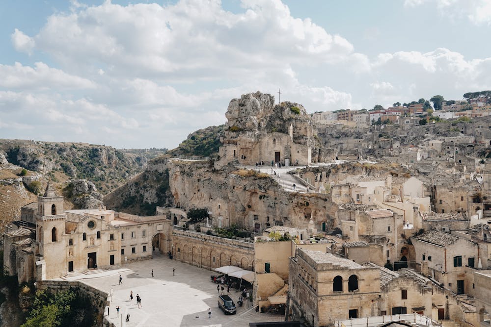 Historic Matera architecture