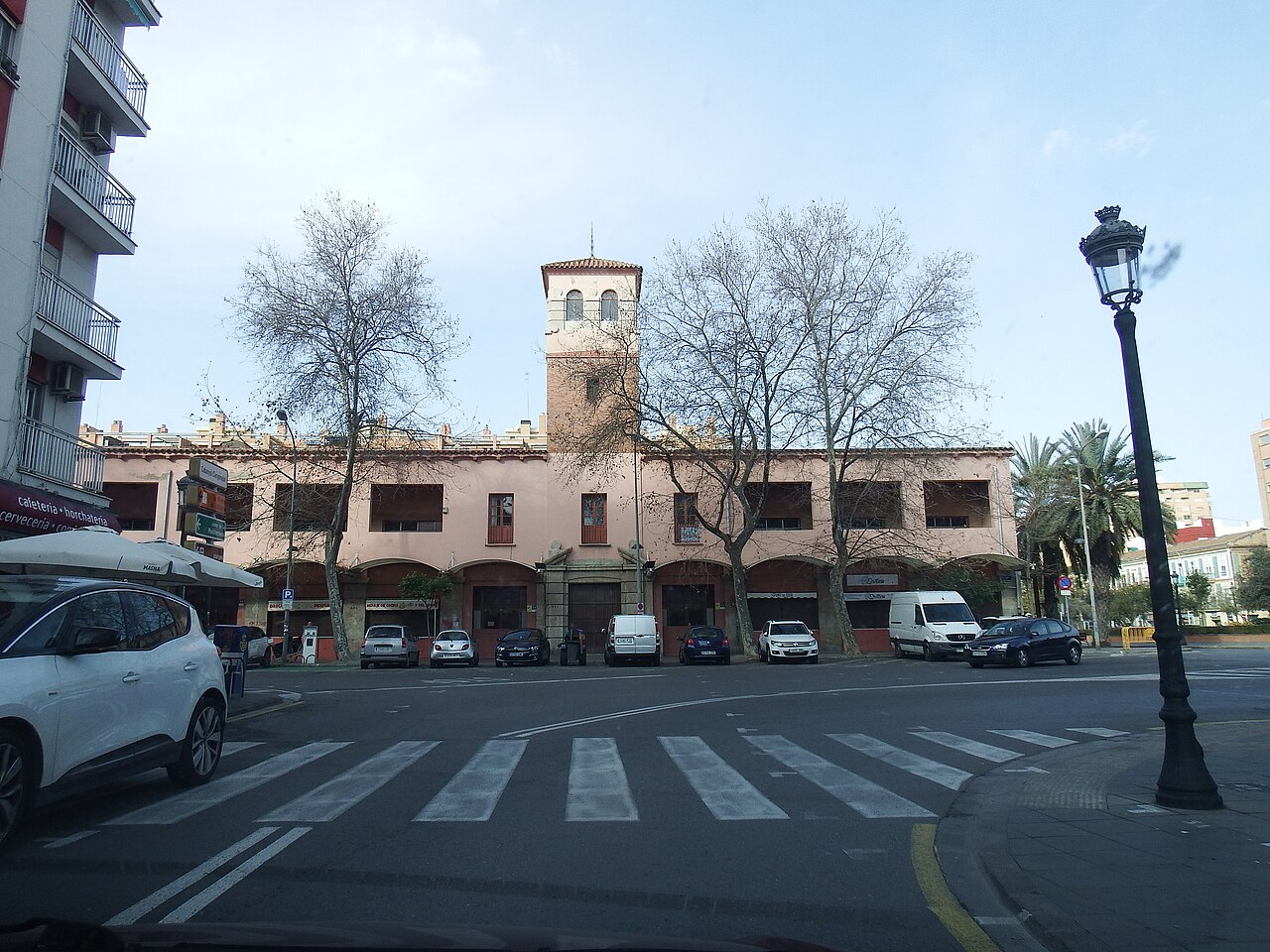 Exterior of Mercado del Cabanyal market in the fishing district of Valencia