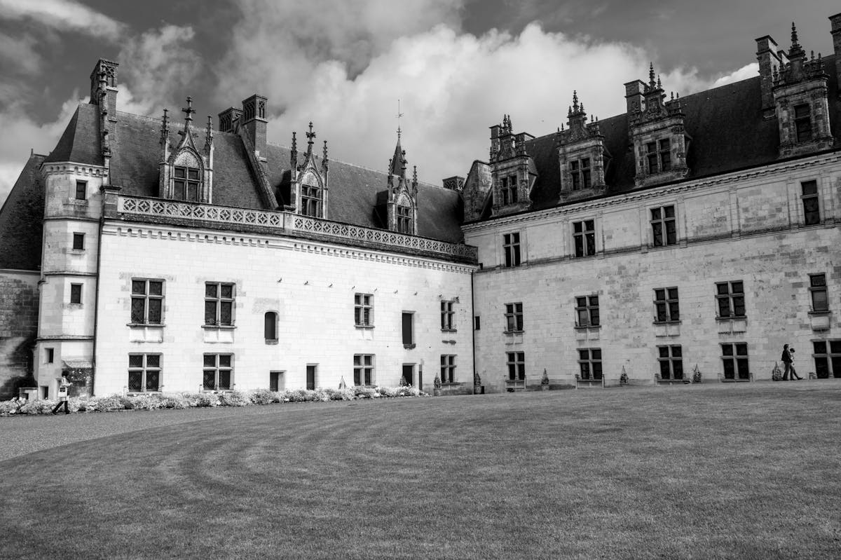 Elegant Chateau d Amboise perched above the Loire