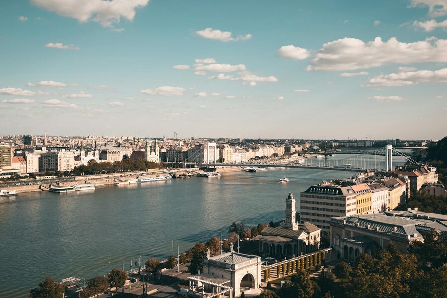 A beautiful view of Budapest with the Danube River