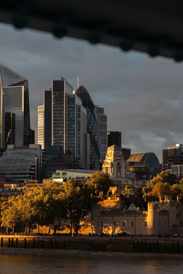 Panoramic view of the London skyline
