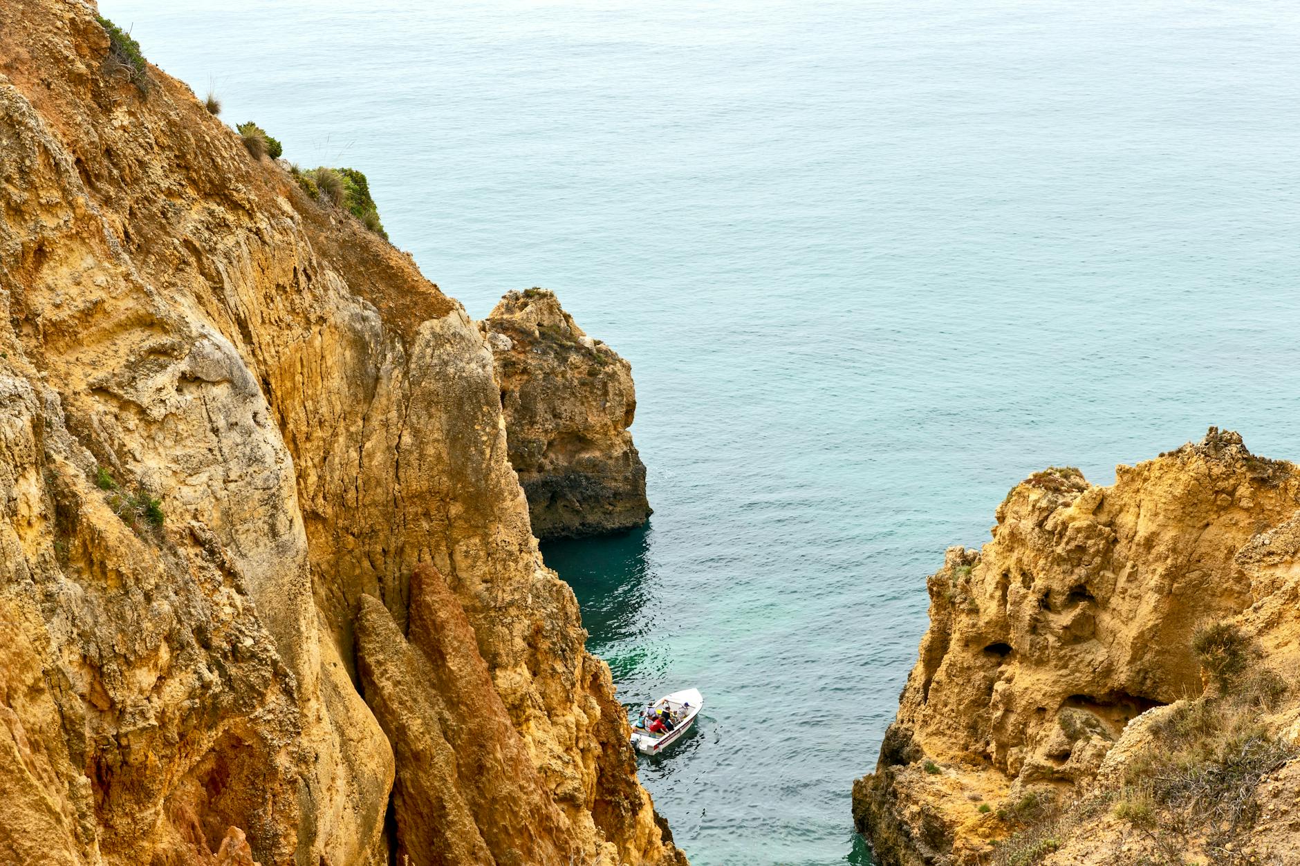 Ocean view near Algarve cliffs