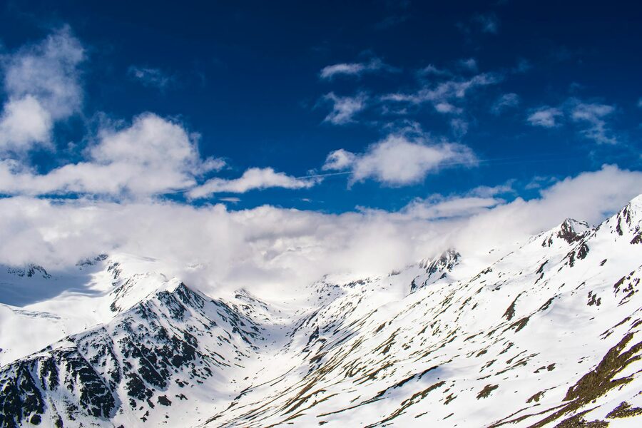 Austria alps high peaks