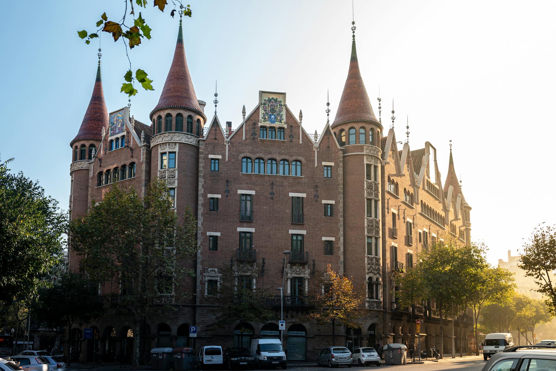 Historic brick building showcasing Gothic architecture in Barcelona