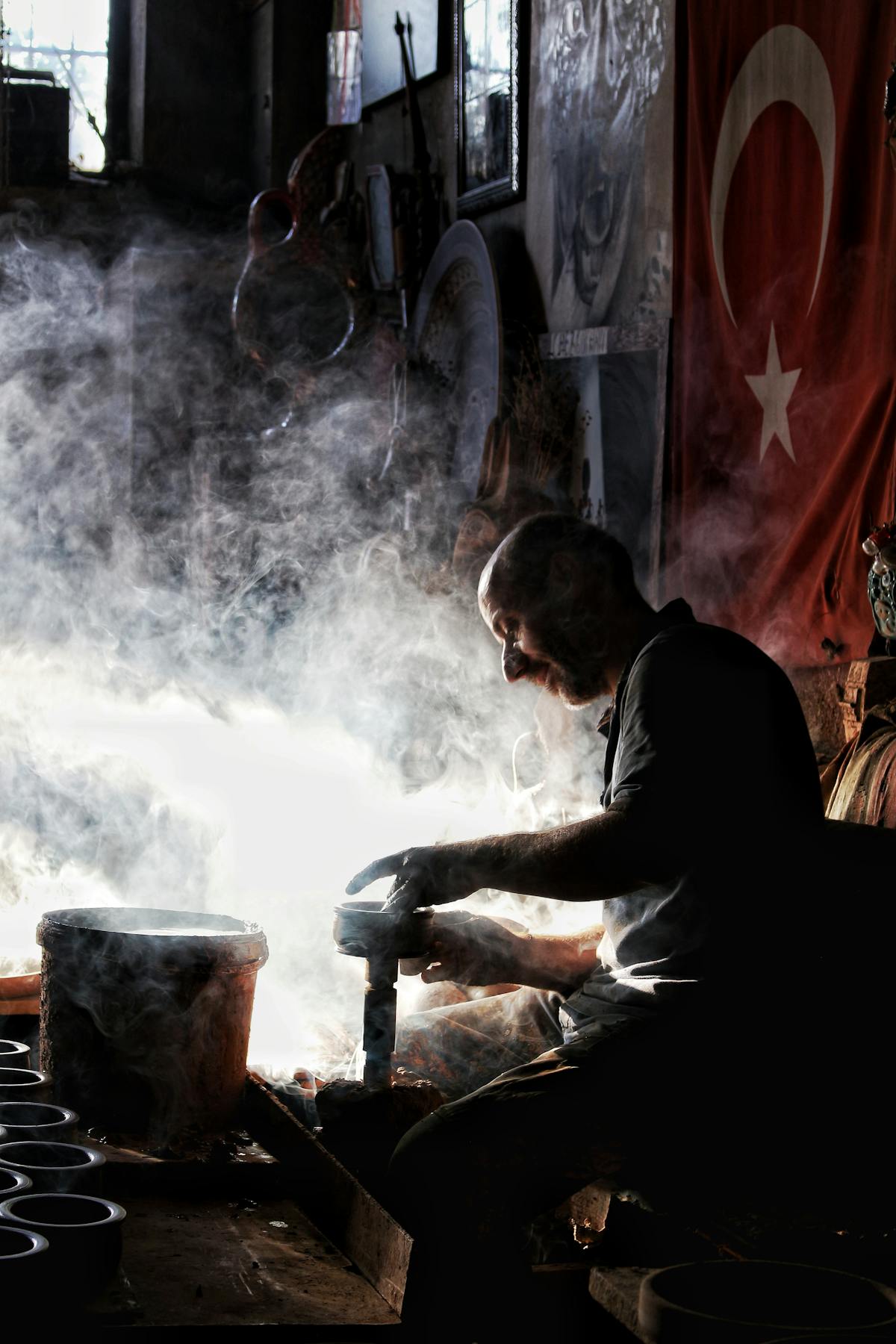 Ancient ruins of Hierapolis near Pamukkale Turkey