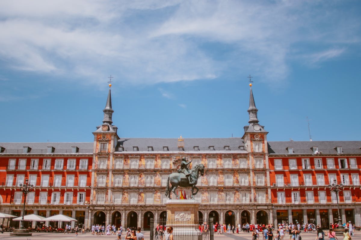 Plaza Mayor in Madrid showcasing historical architecture