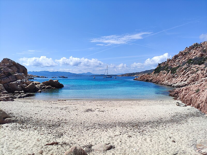 Cala Coticcio beach on Caprera island