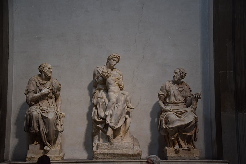 Interior of the Sagrestia Nuova New Sacristy designed by Michelangelo at the Medici Chapel in Florence