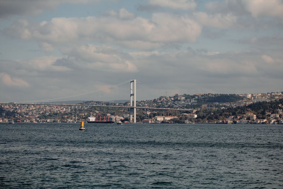 Bridge over the Bosphorus strait in Istanbul