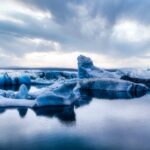 Blue Lagoon geothermal spa in Iceland with milky blue water