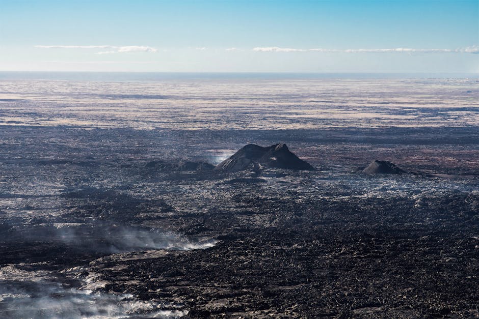 Reykjanes peninsula landscape in Iceland