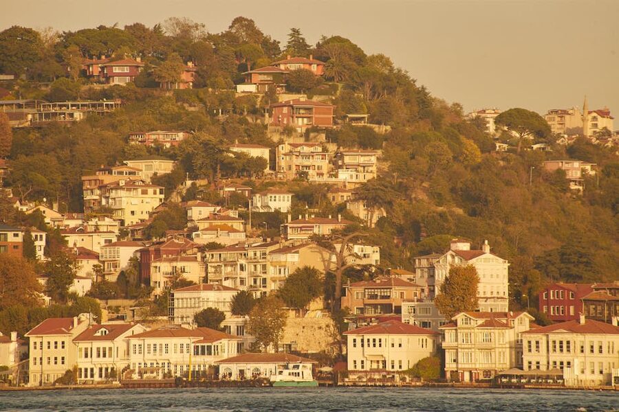 This stretch of waterfront is why you should sit on the right side of the boat heading north from Eminonu.