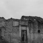 Interior of a ruin bar in Budapest Jewish Quarter