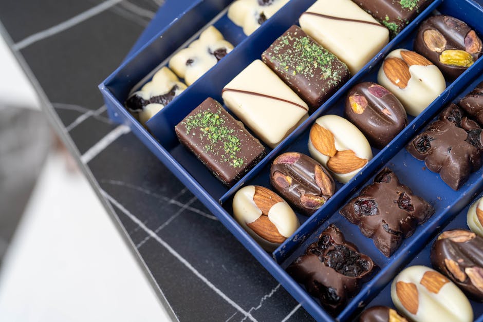 Belgian chocolate gift box