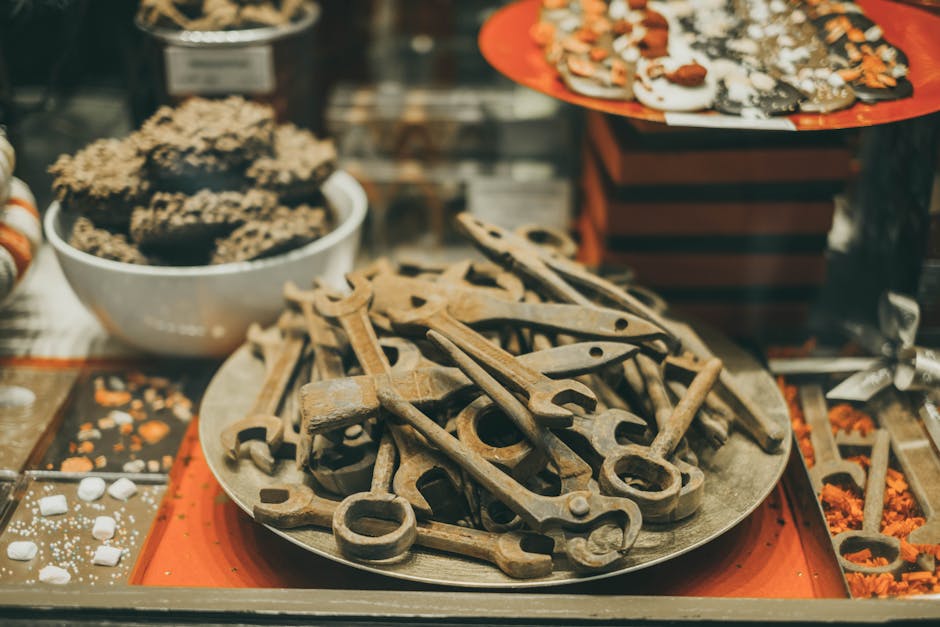 Belgian chocolate shop window display