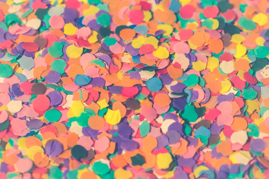 Confetti room at Sweet Space Museum Madrid