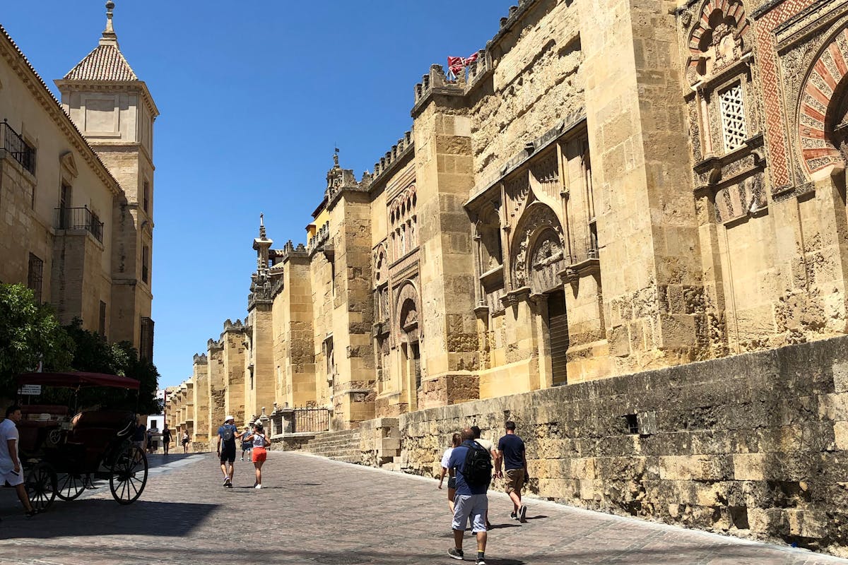 The exterior of the Mosque-Cathedral of Cordoba