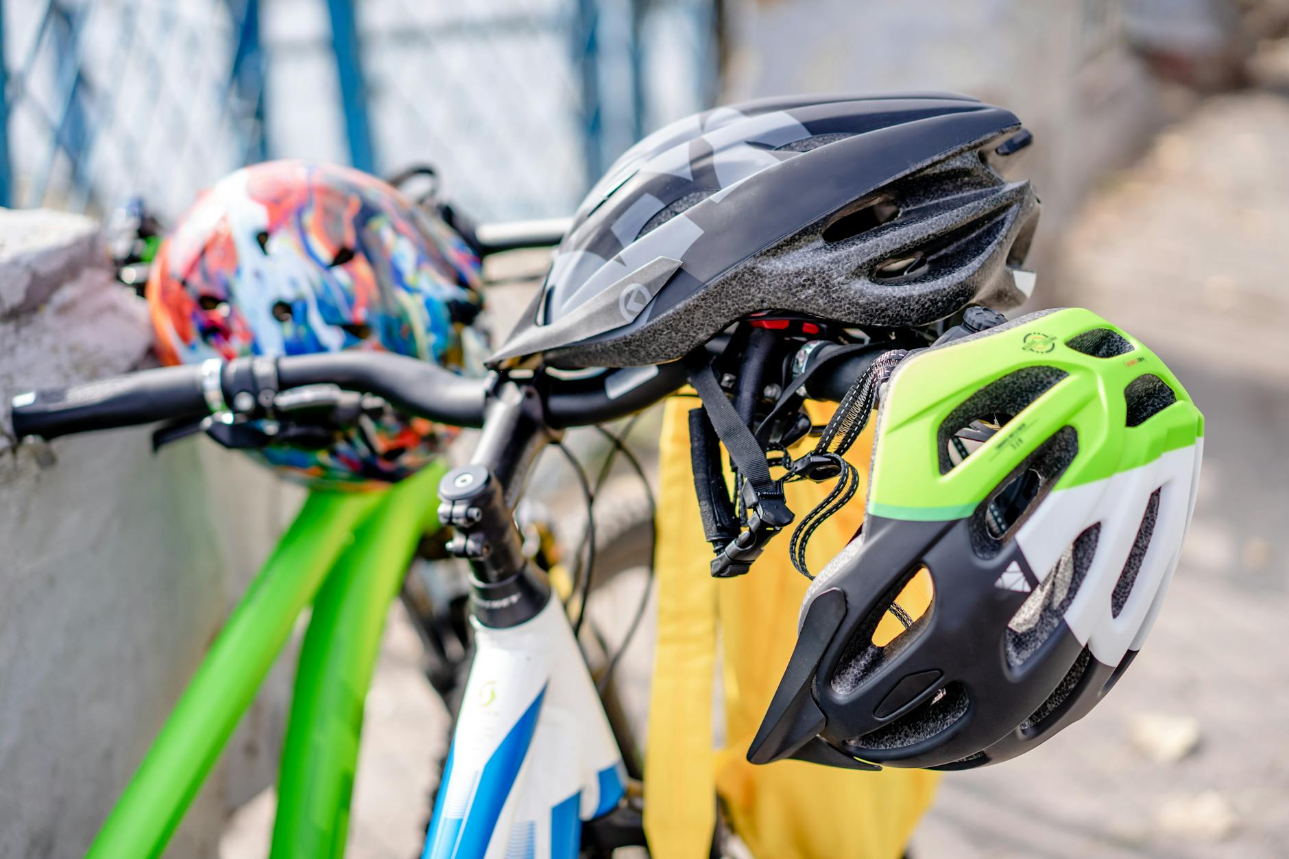 Cycling helmet and safety gear