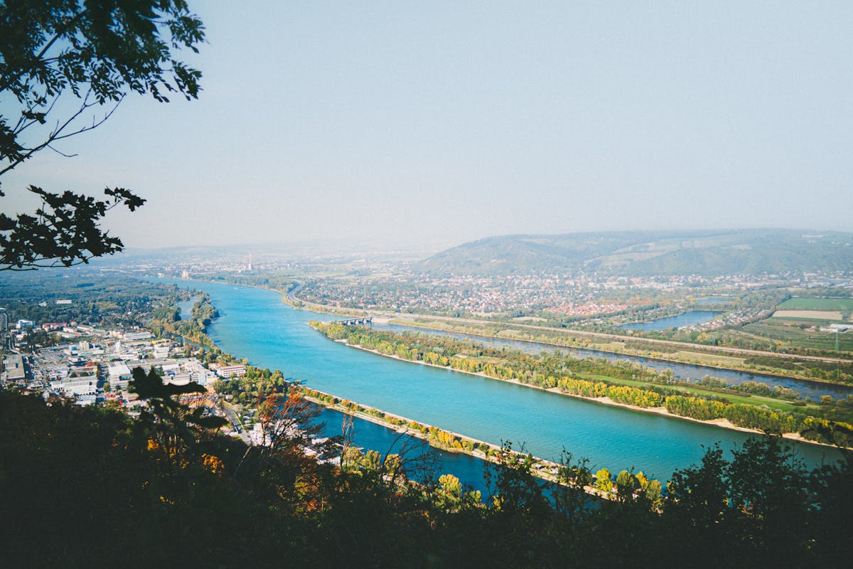 Danube River from Kahlenberg Hill