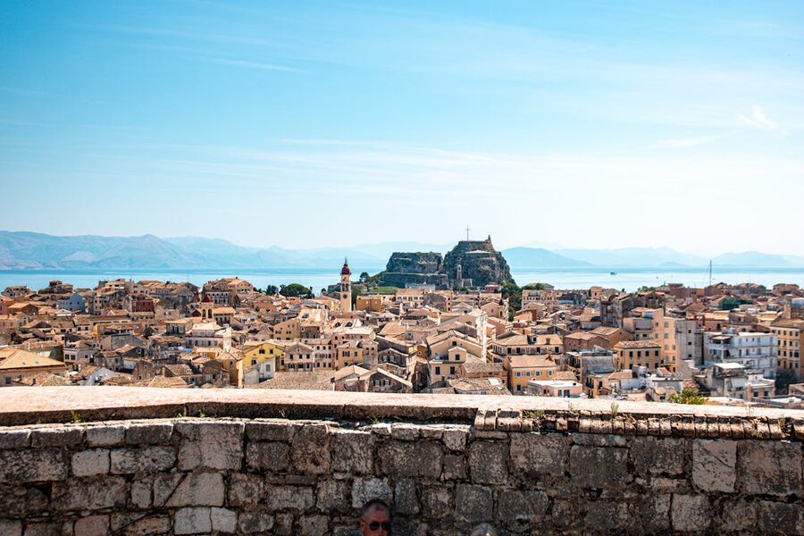 Discover the stunning architecture and fortress in Corfu Old Town, Greece.