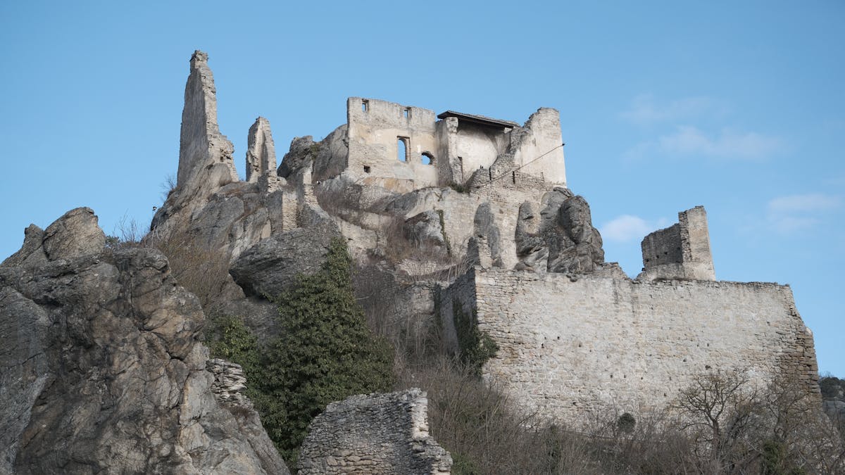 Durnstein Castle ruins in Wachau Valley