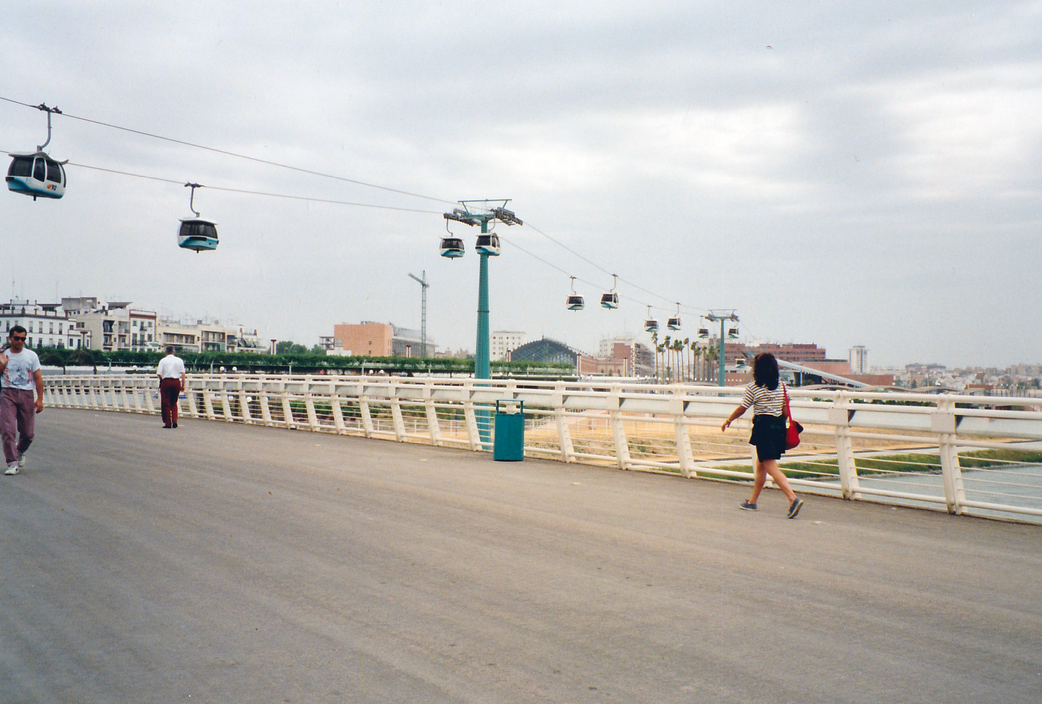 Overview of the Expo 92 grounds in Seville