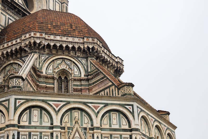 Close-up of Brunelleschis Dome on the Florence Cathedral