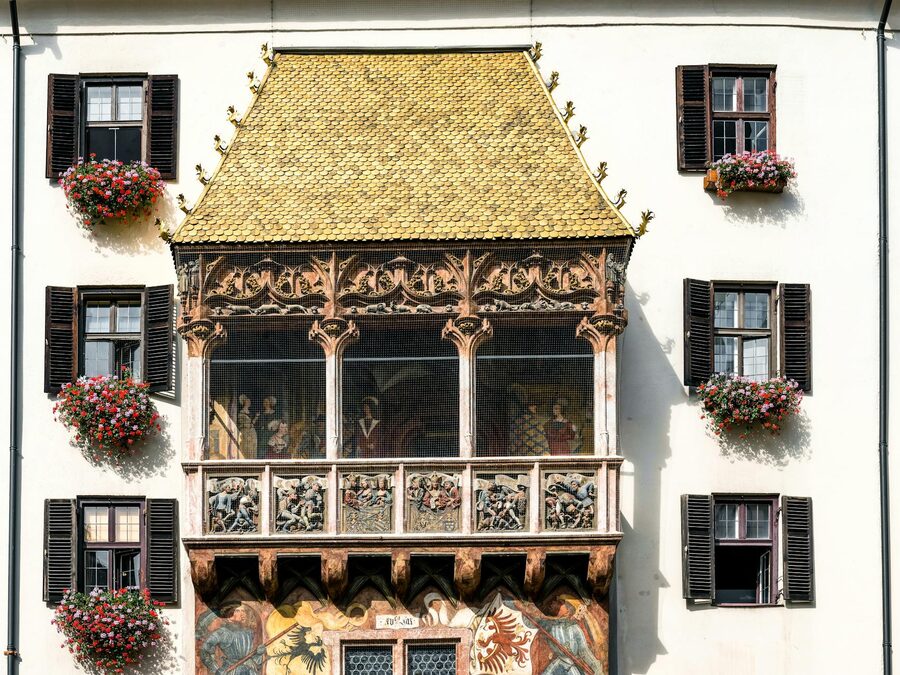 Innsbruck golden roof old town