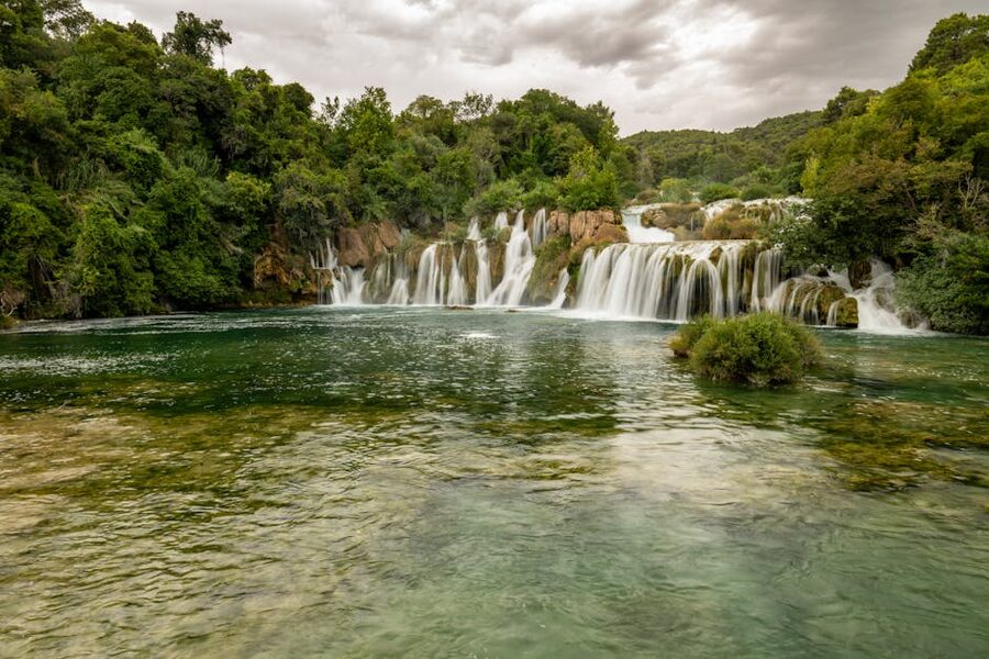 Skradinski Buk waterfalls cascading through Krka park