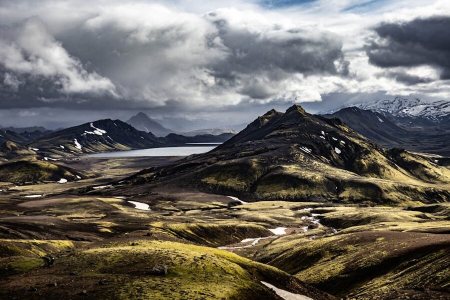 Iceland hiking gear landscape