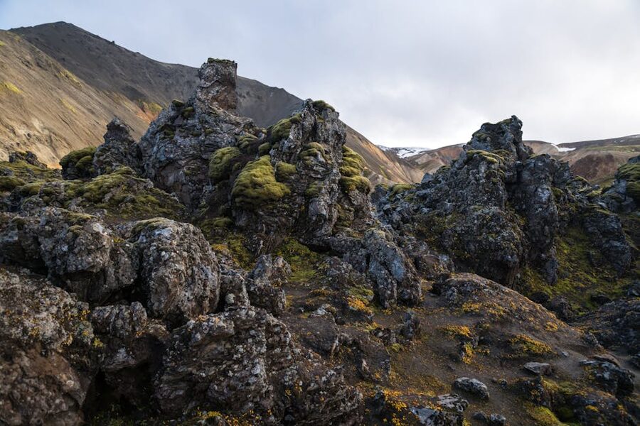Iceland colorful mountains photography