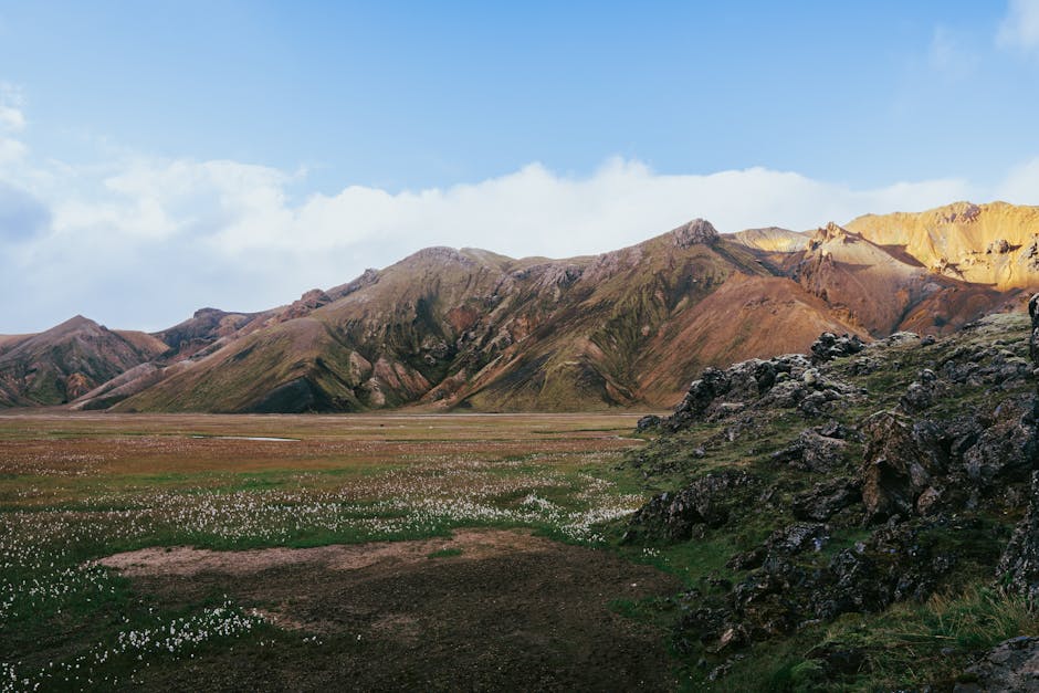 Iceland highlands 4x4 road mountains