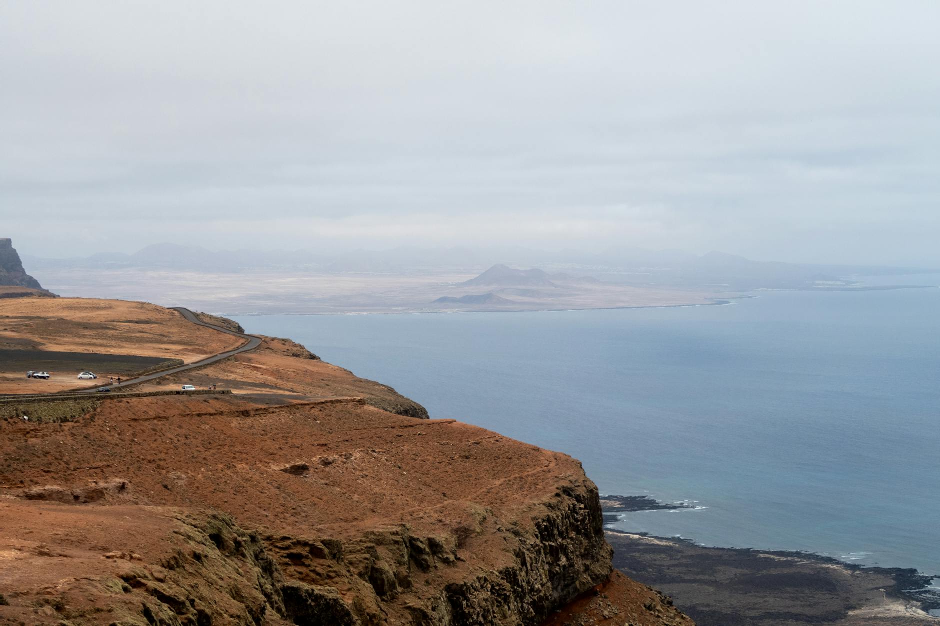 Lanzarote coastline with Atlantic Ocean waves