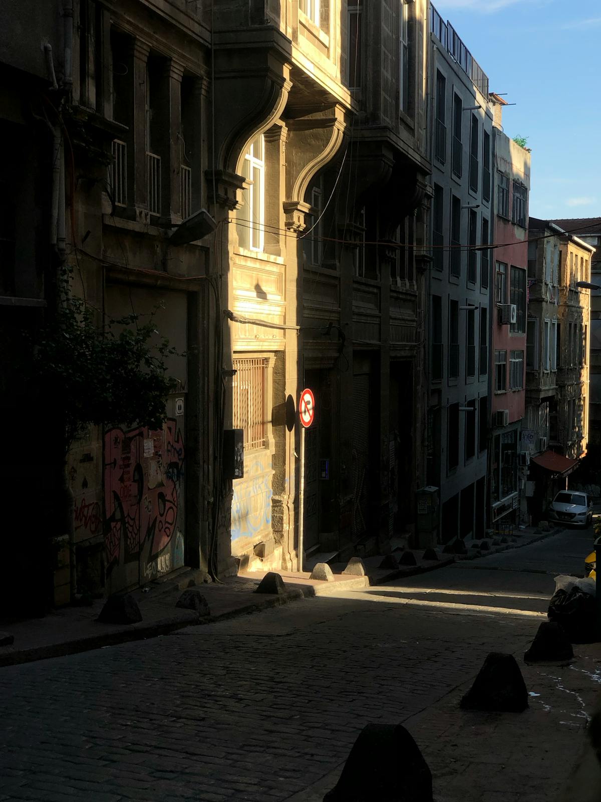 Row of Victorian buildings on a London street
