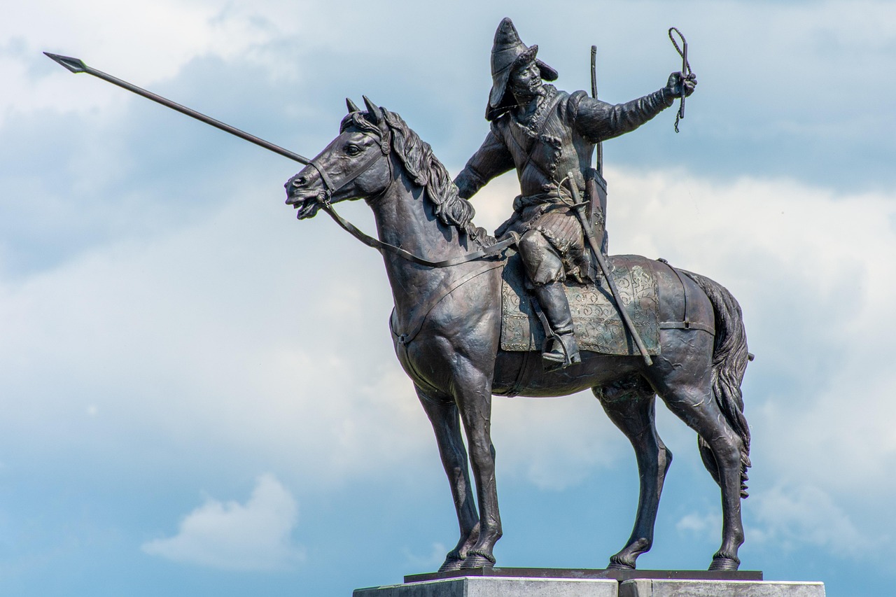Equestrian statue of Philip III in Plaza Mayor Madrid