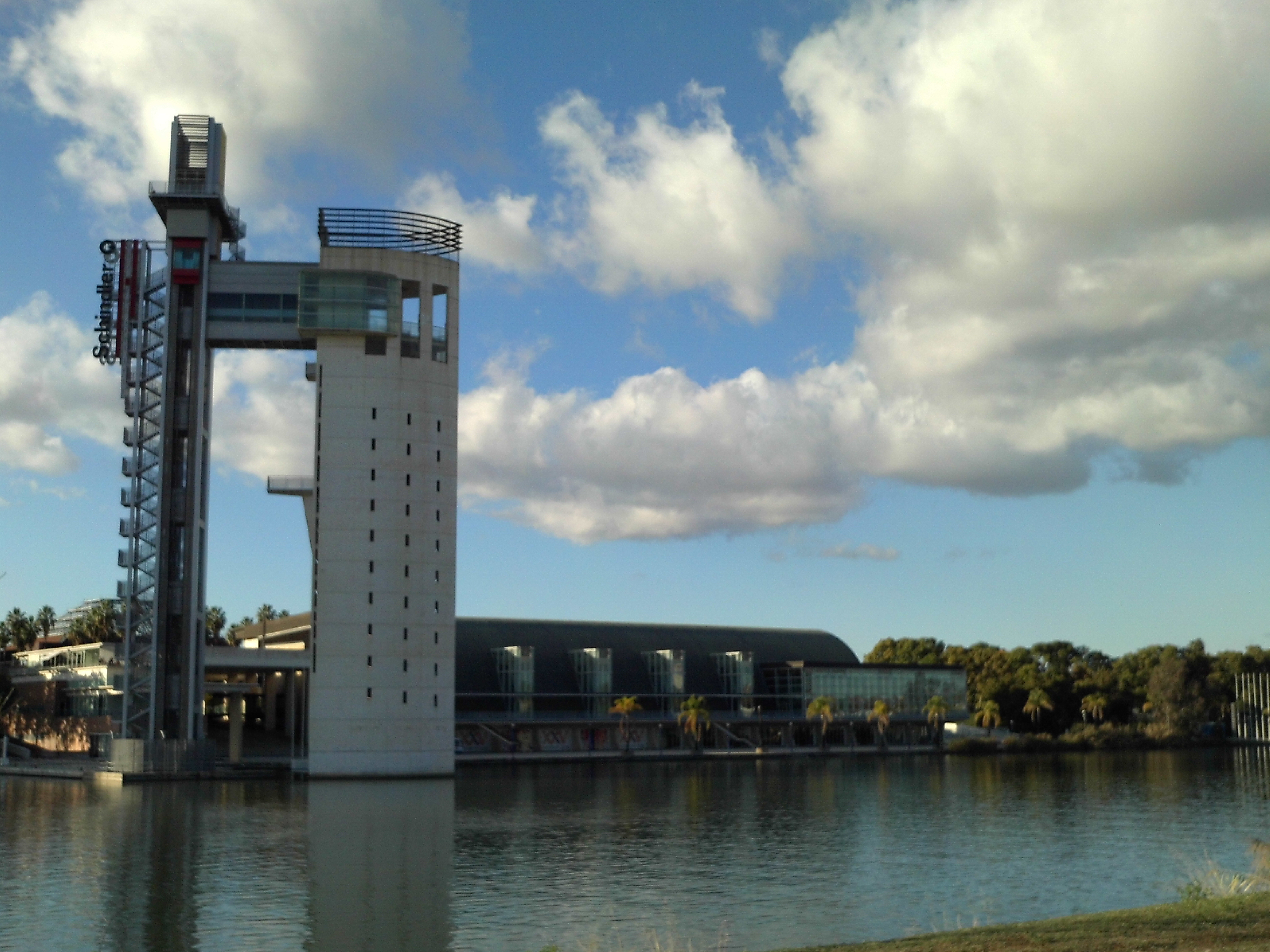Pabellon de la Navegacion in Seville from Expo 92