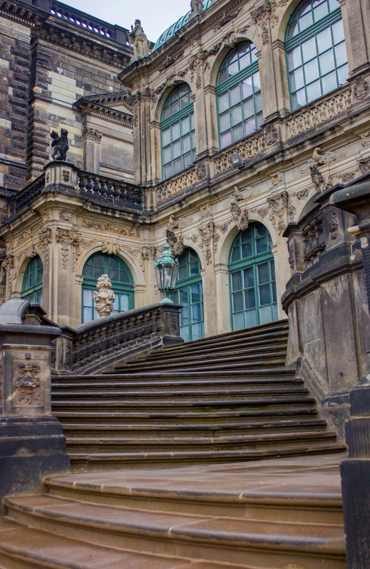 Zwinger Palace courtyard in Dresden