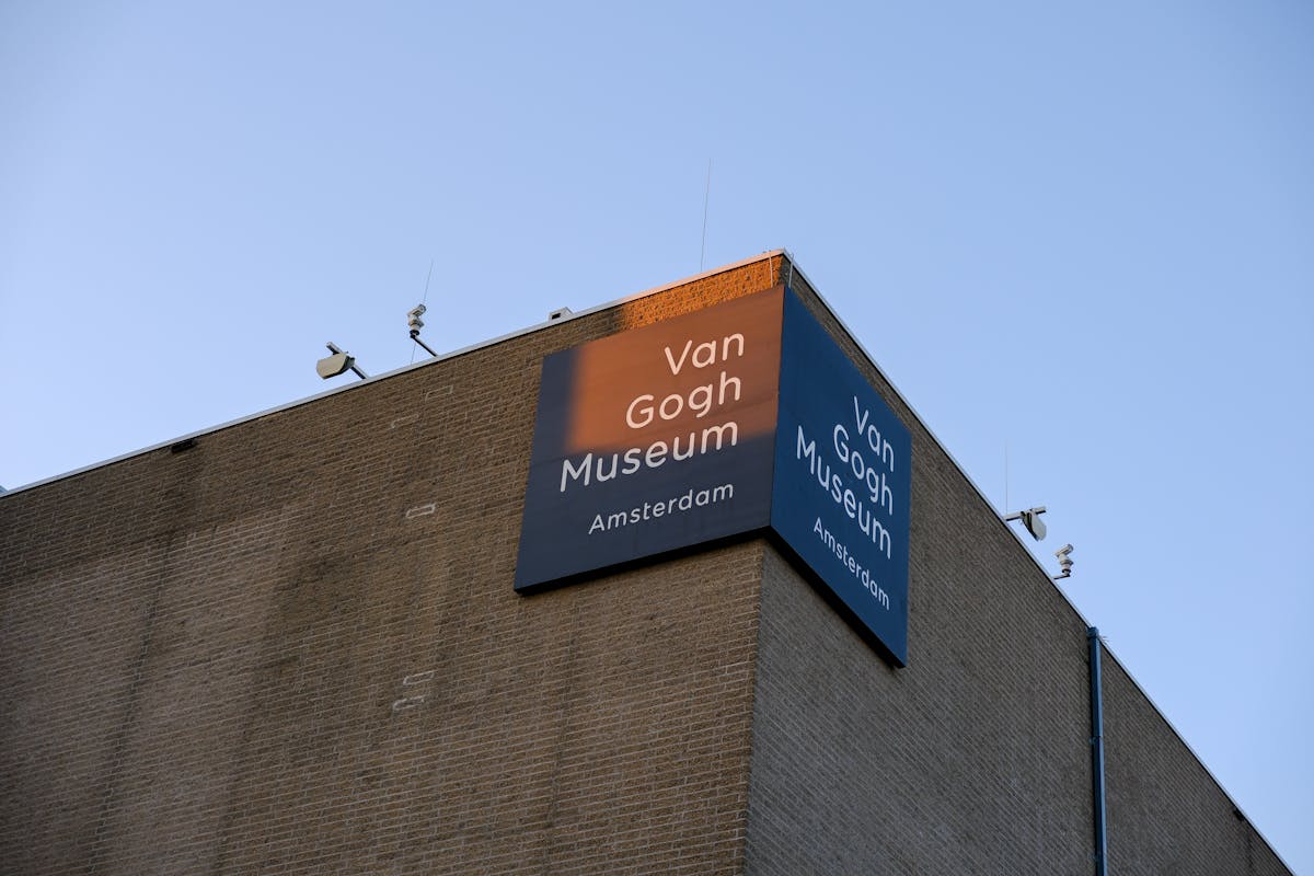 The exterior of the Van Gogh Museum in Amsterdam during daytime