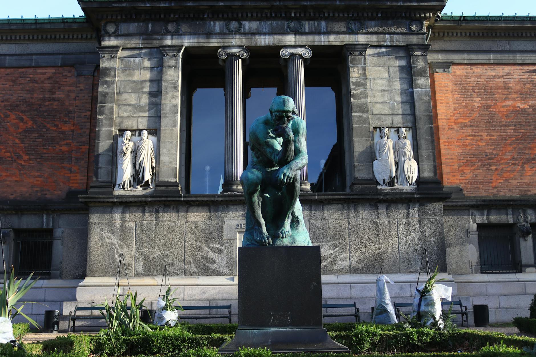 The Thinker sculpture by Auguste Rodin