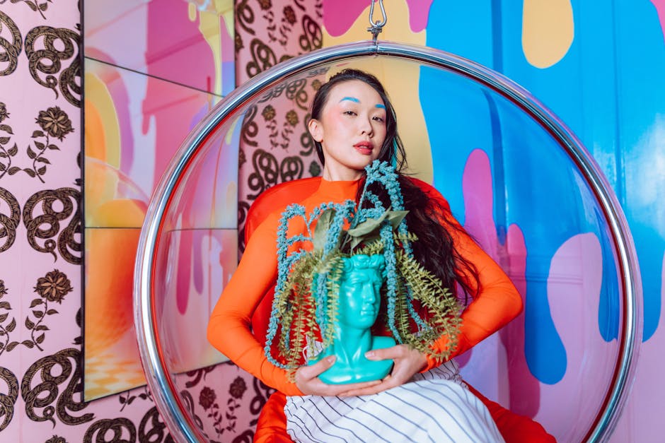 Pop art colorful room at Sweet Space Museum Madrid