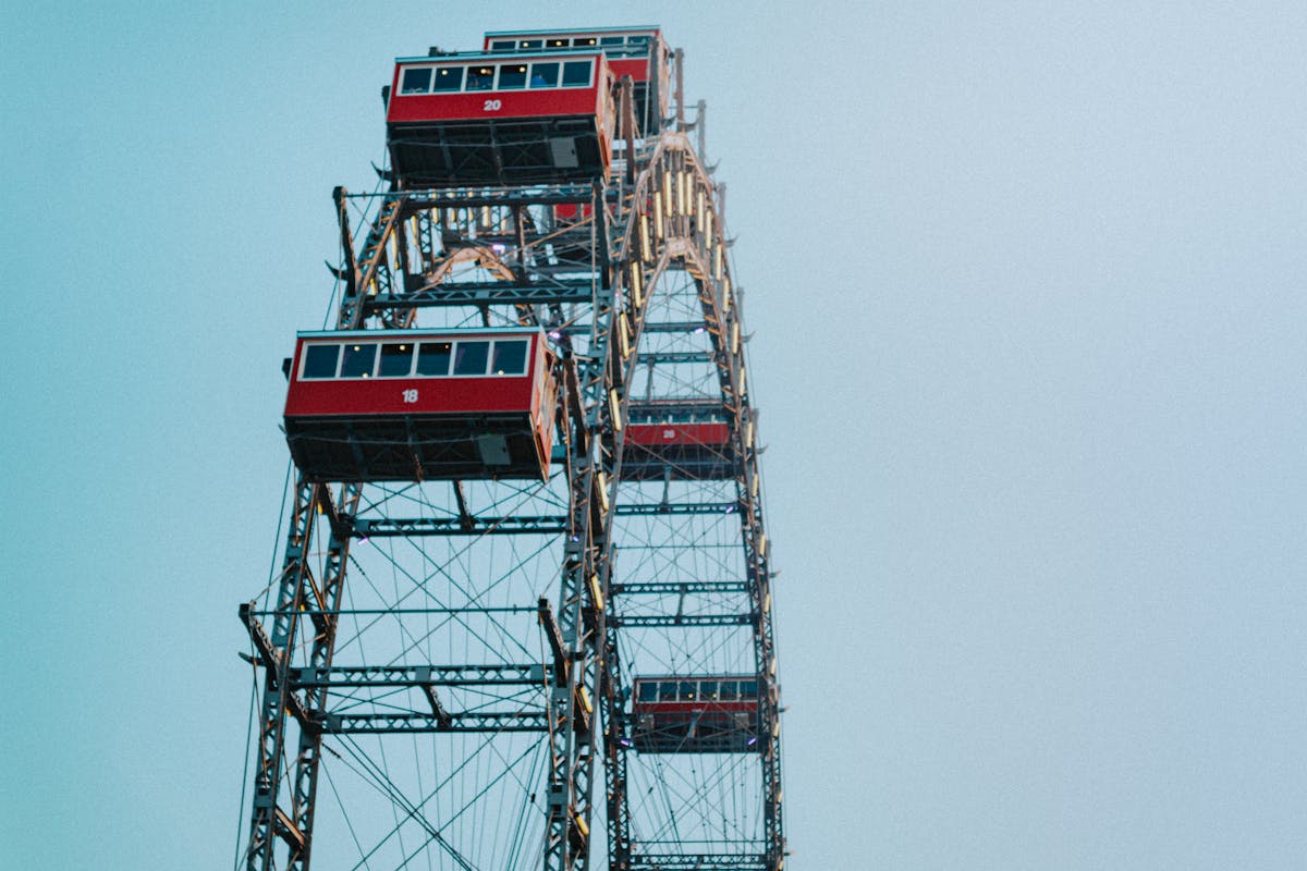 Ferris wheel at Prater Park Vienna