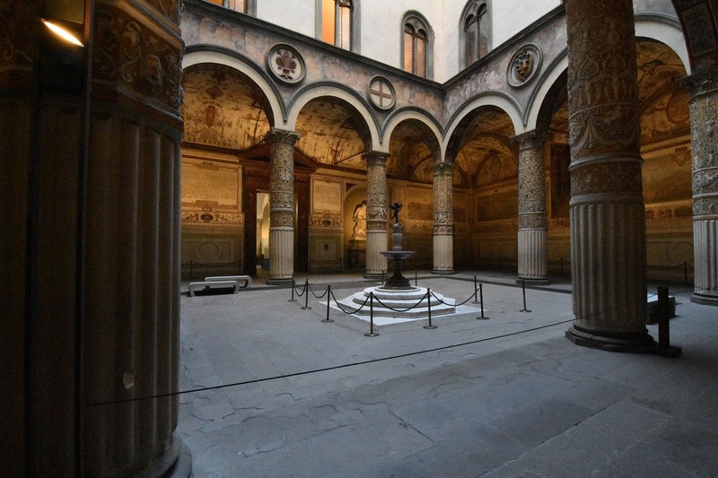 The Michelozzo courtyard inside Palazzo Vecchio