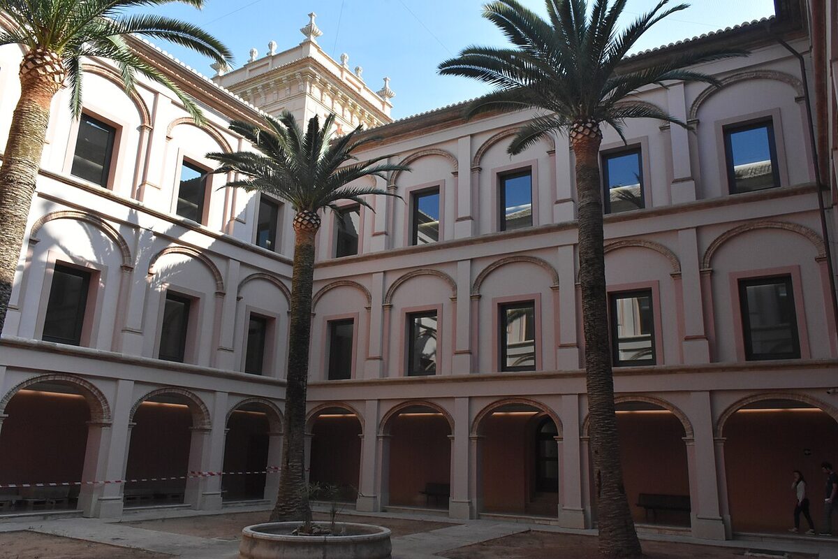 Cloister of the Museum of Fine Arts in Valencia historic convent building