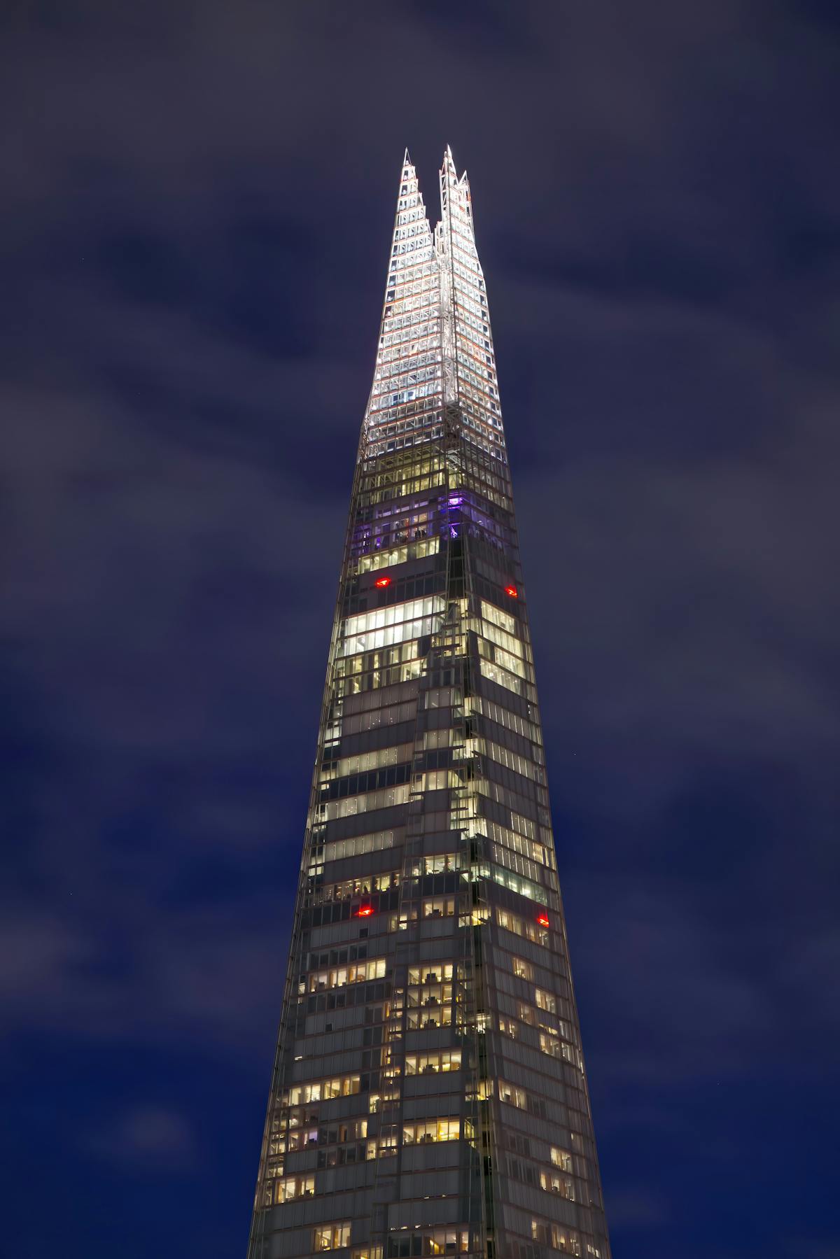 The Shard dominating the London skyline
