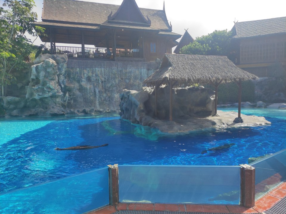 Thai-style temple entrance at Siam Park, Costa Adeje, Tenerife
