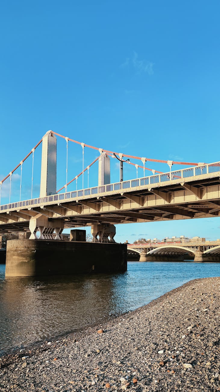 Chelsea Bridge area near Stamford Bridge stadium