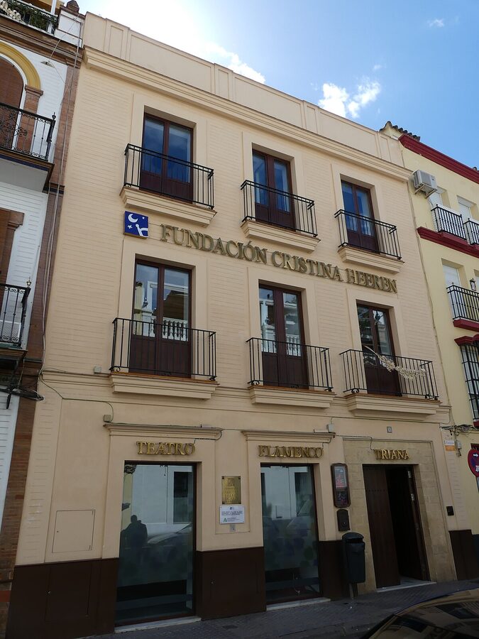 Exterior of Teatro Flamenco in the Triana district of Seville